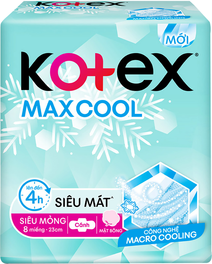 Băng vệ sinh Kotex Maxcool siêu mỏng cánh - FujiMart