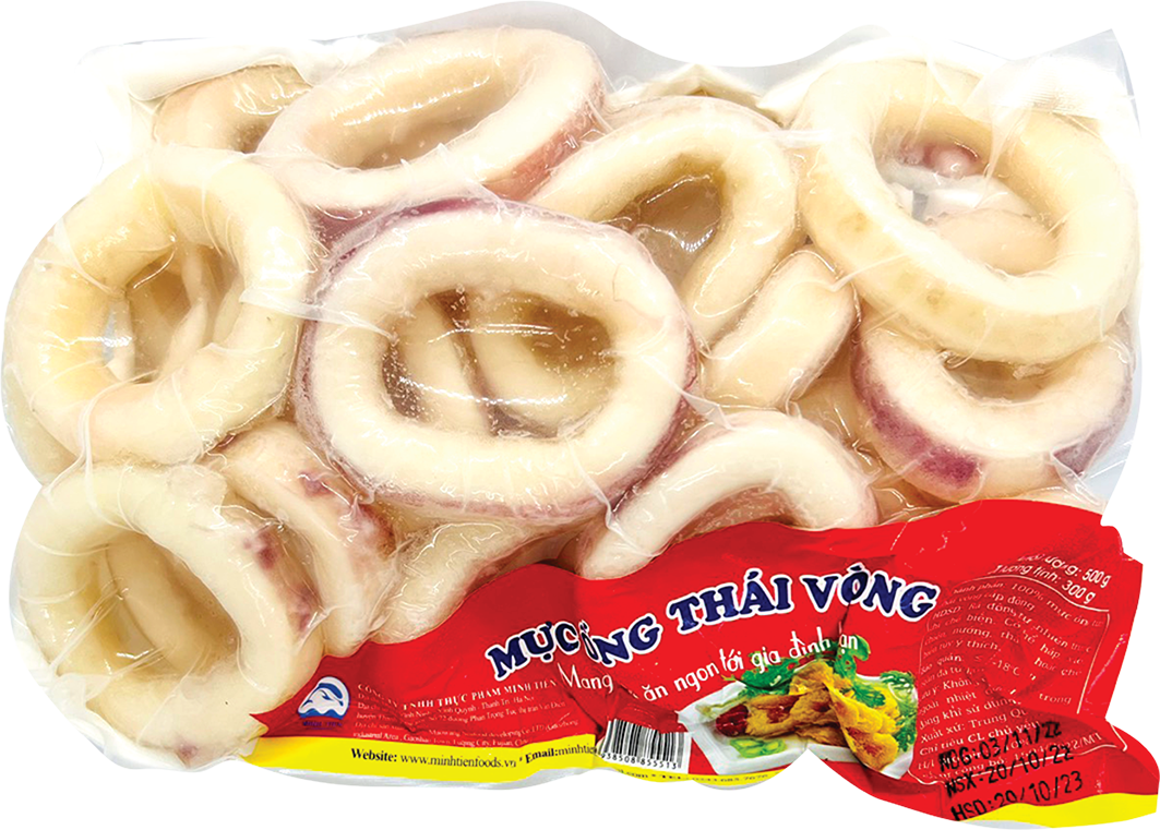 Mực ống thái vòng 500g - FujiMart