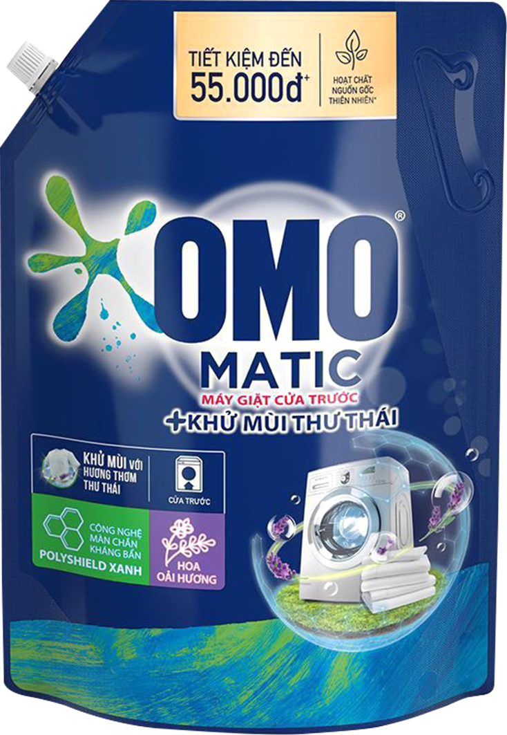 Nước giặt Omo Matic thư thái cửa trước 2.8kg - FujiMart