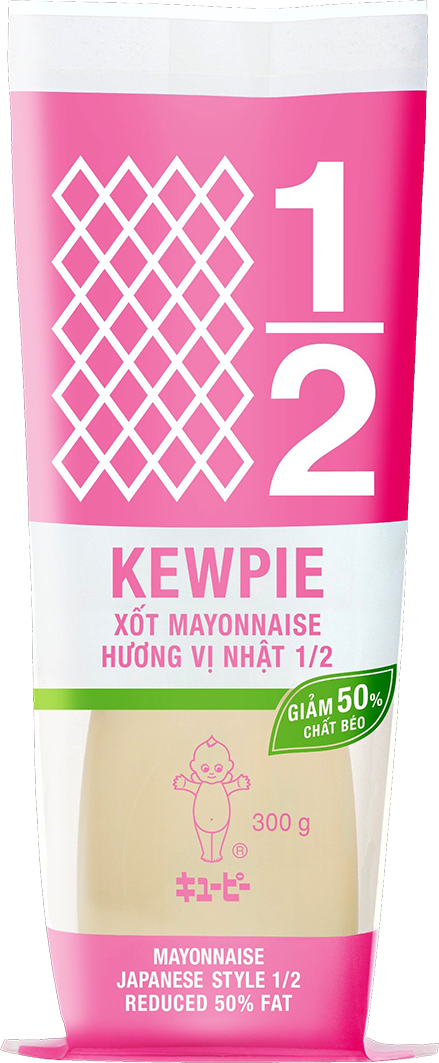 Xốt mayonnaise Kewpie hương vị Nhật ít béo 300g - FujiMart